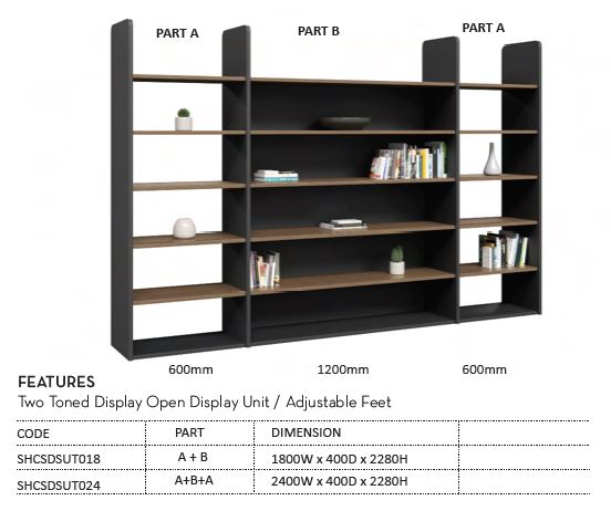 Showcase Display Unit – Applied Furniture